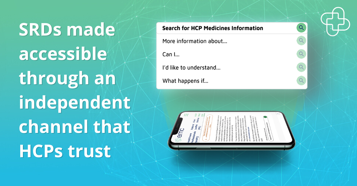 SRDs made accessible through emc