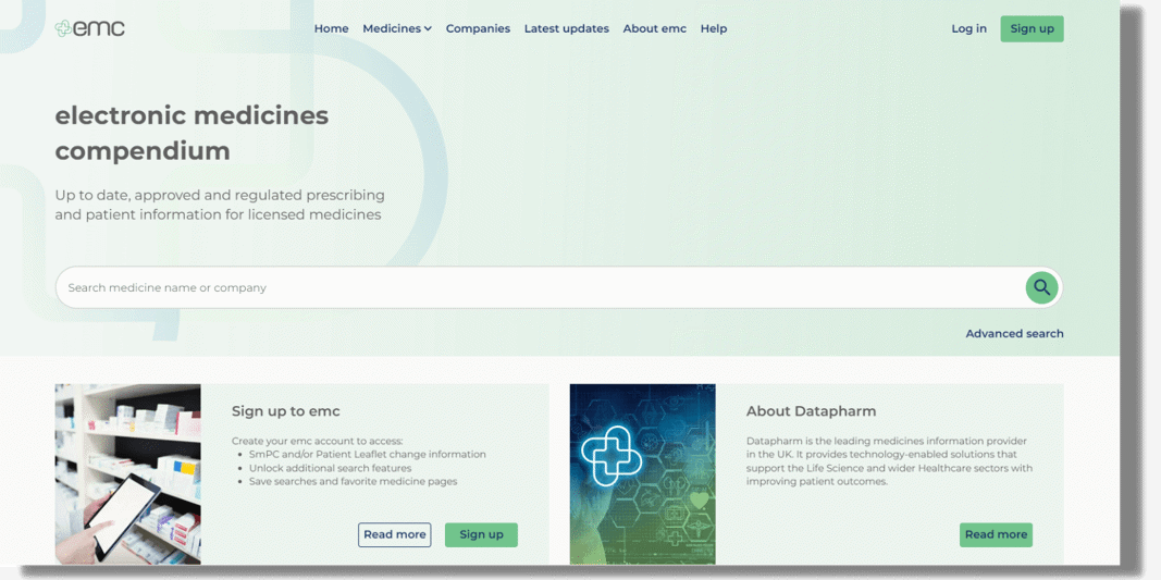 Making medicines information more engaging: a first look at the new emc ...