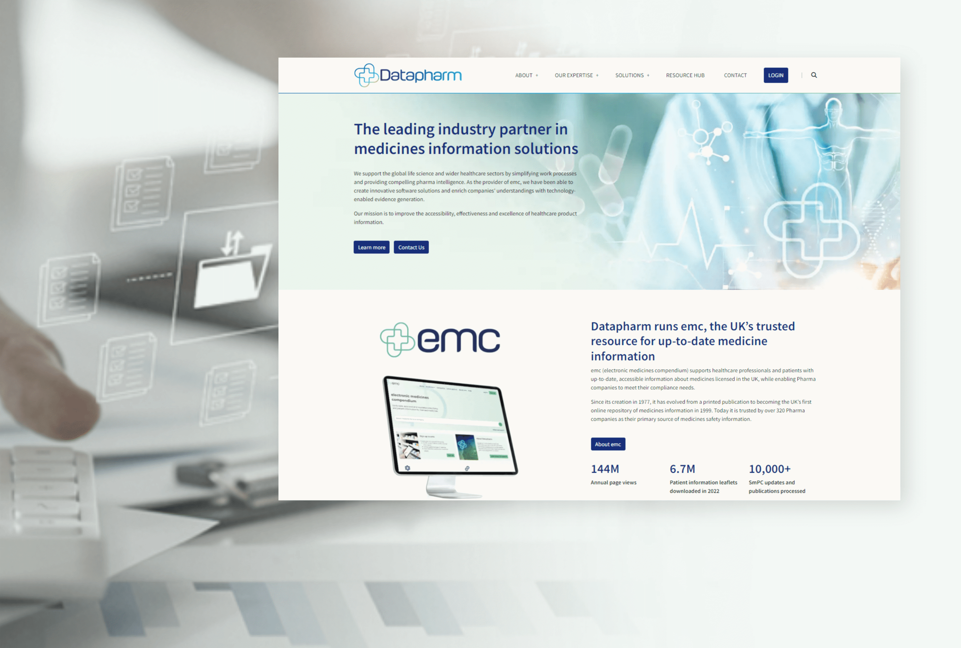 Datapharm unveils brand new company website