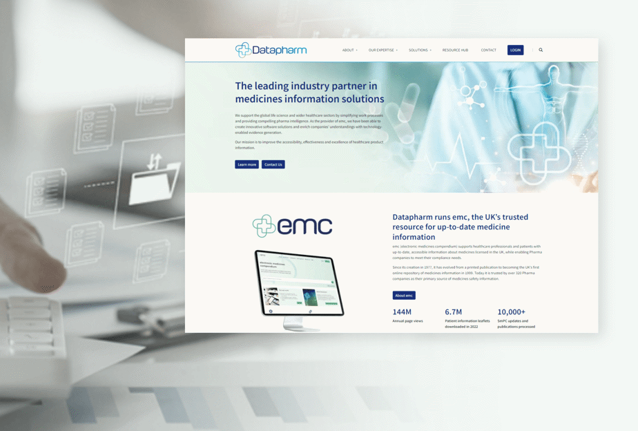 Datapharm unveils brand new company website